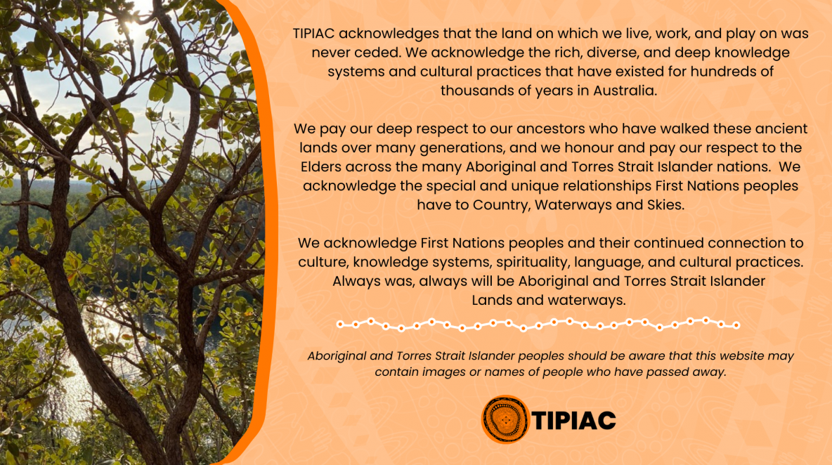 TIPIAC website acknowledgement 2022 | TIPIAC